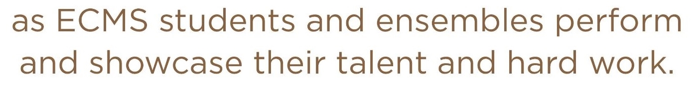 ECMS Home - Eastman Community Music School