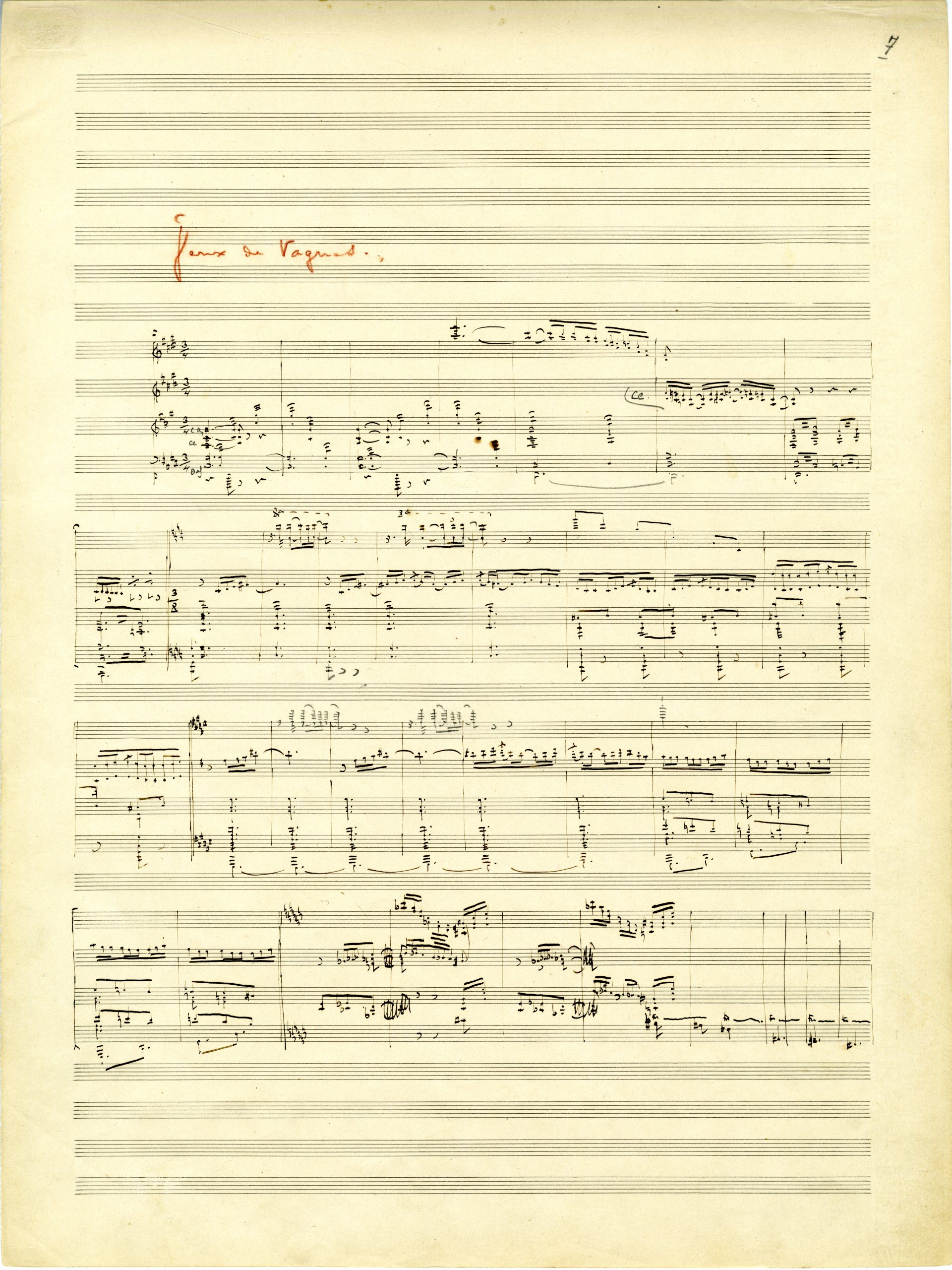 Claude Debussy, La Mer – Sibley Music Library