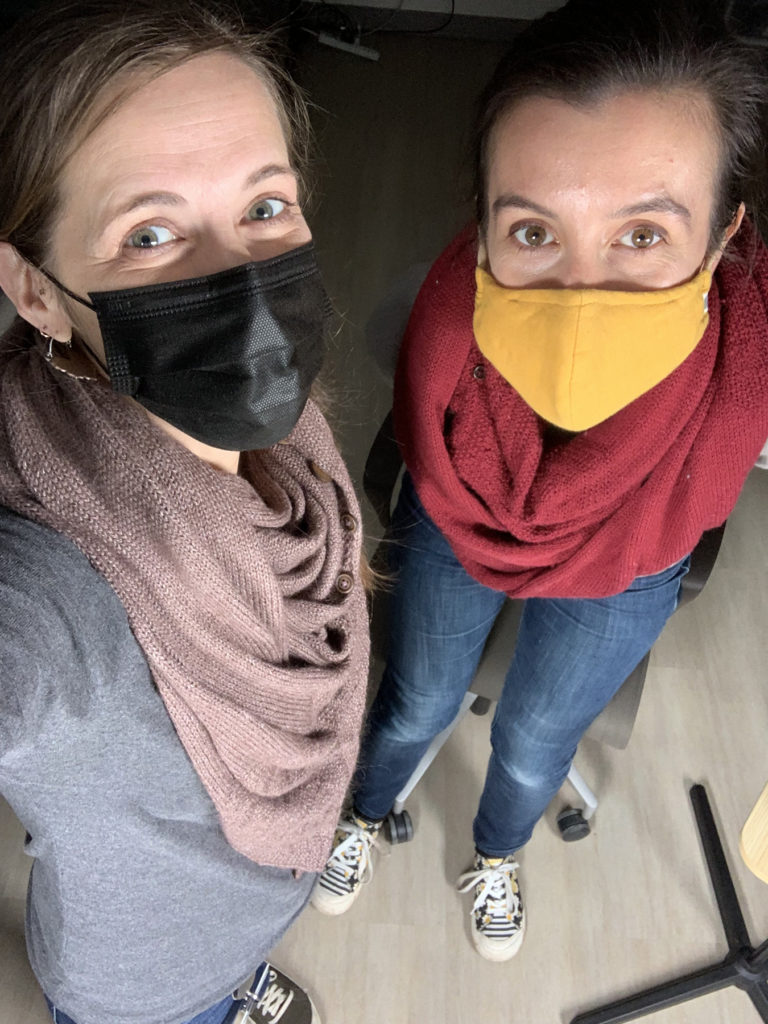 Lisa Wright and Clara Auclair in the Digitization Lab – Sibley Music ...