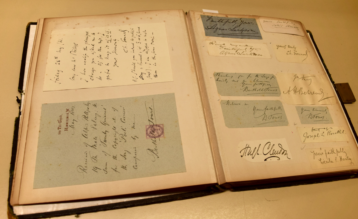 ALFRED PHILLIPS SCRAPBOOK – Sibley Music Library