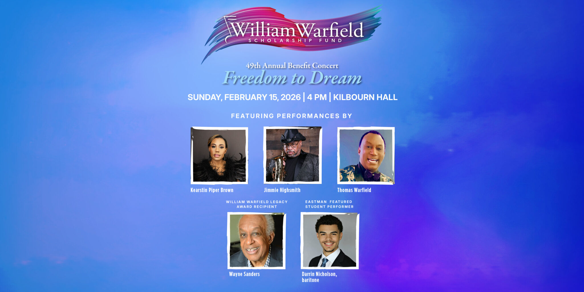 William Warfield Scholarship Fund 2026 Benefit Concert: “Let Freedom ...