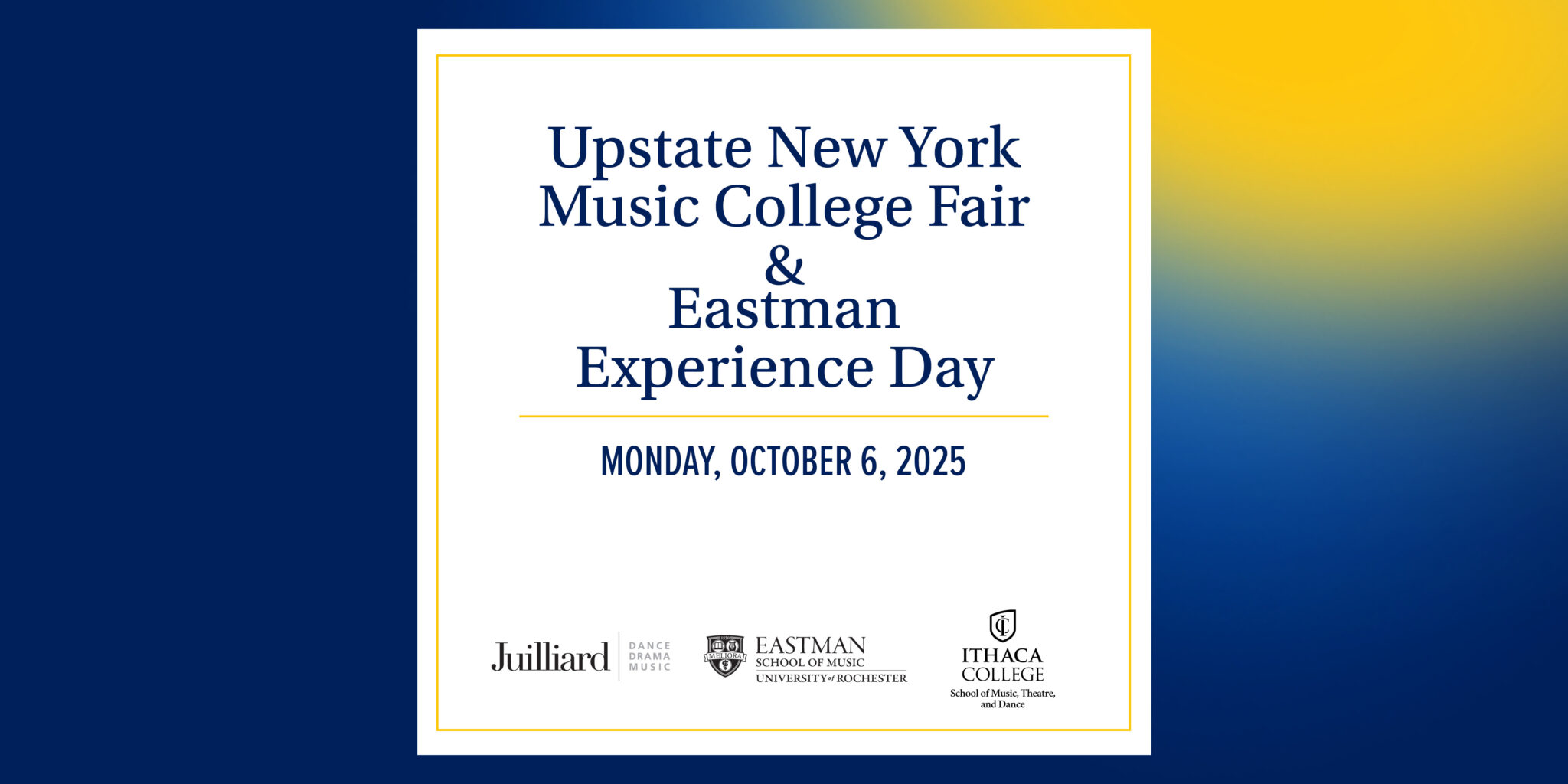 Eastman School of Music to Host Two Major Admissions Events in a Single ...